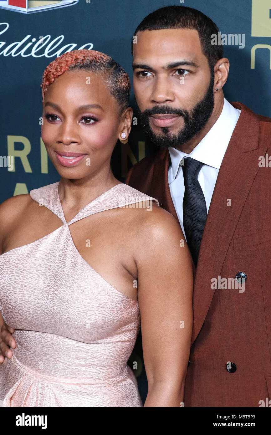 Beverly Hills, Ca. 25th Feb, 2018. Anika Noni Rose and Omari Hardwick ...