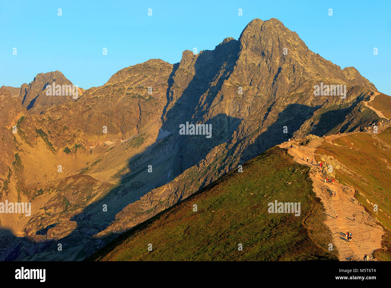 Poland, Tatra Mountains, Zakopane - Swinica, Mnich and Liliowe peaks ...