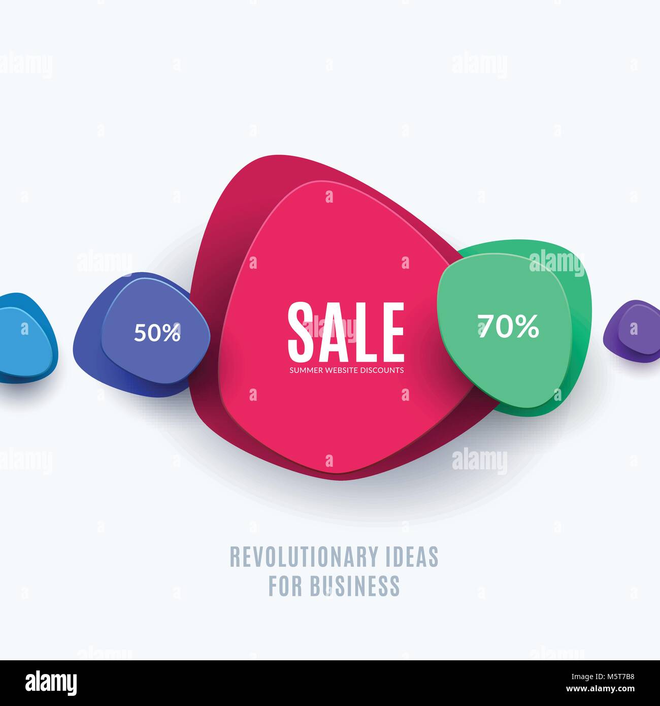 Abstract vector design elements for graphic template. Creative modern business background Stock ...