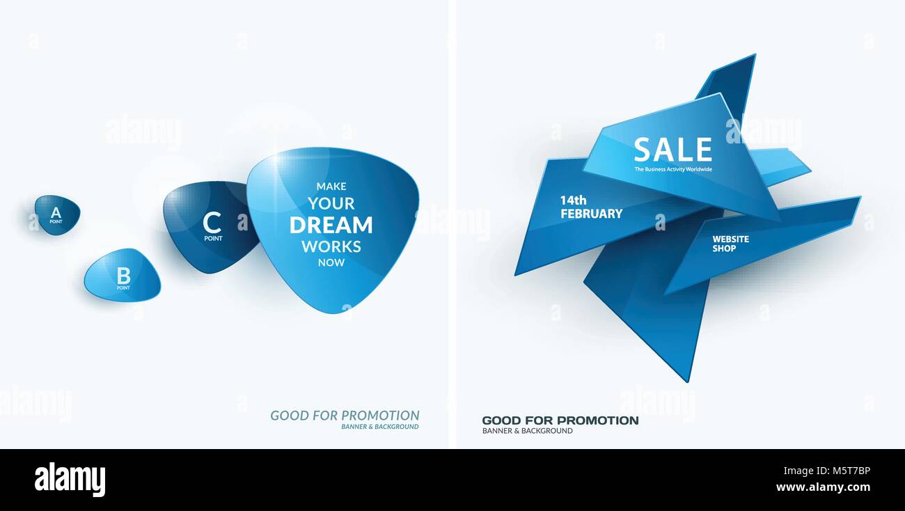 Set of abstract vector design for graphic template Stock Vector Image ...