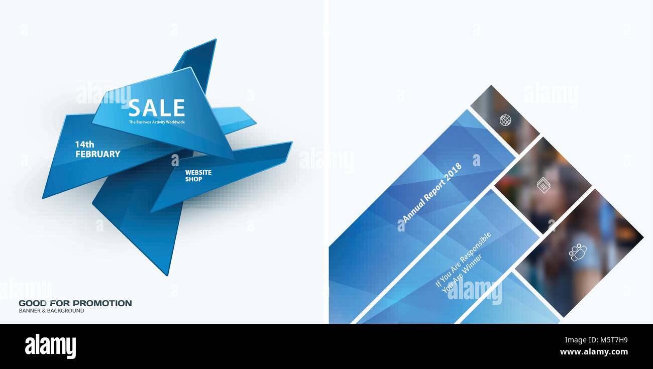 Abstract vector design elements for graphic template. Creative modern business background with ...