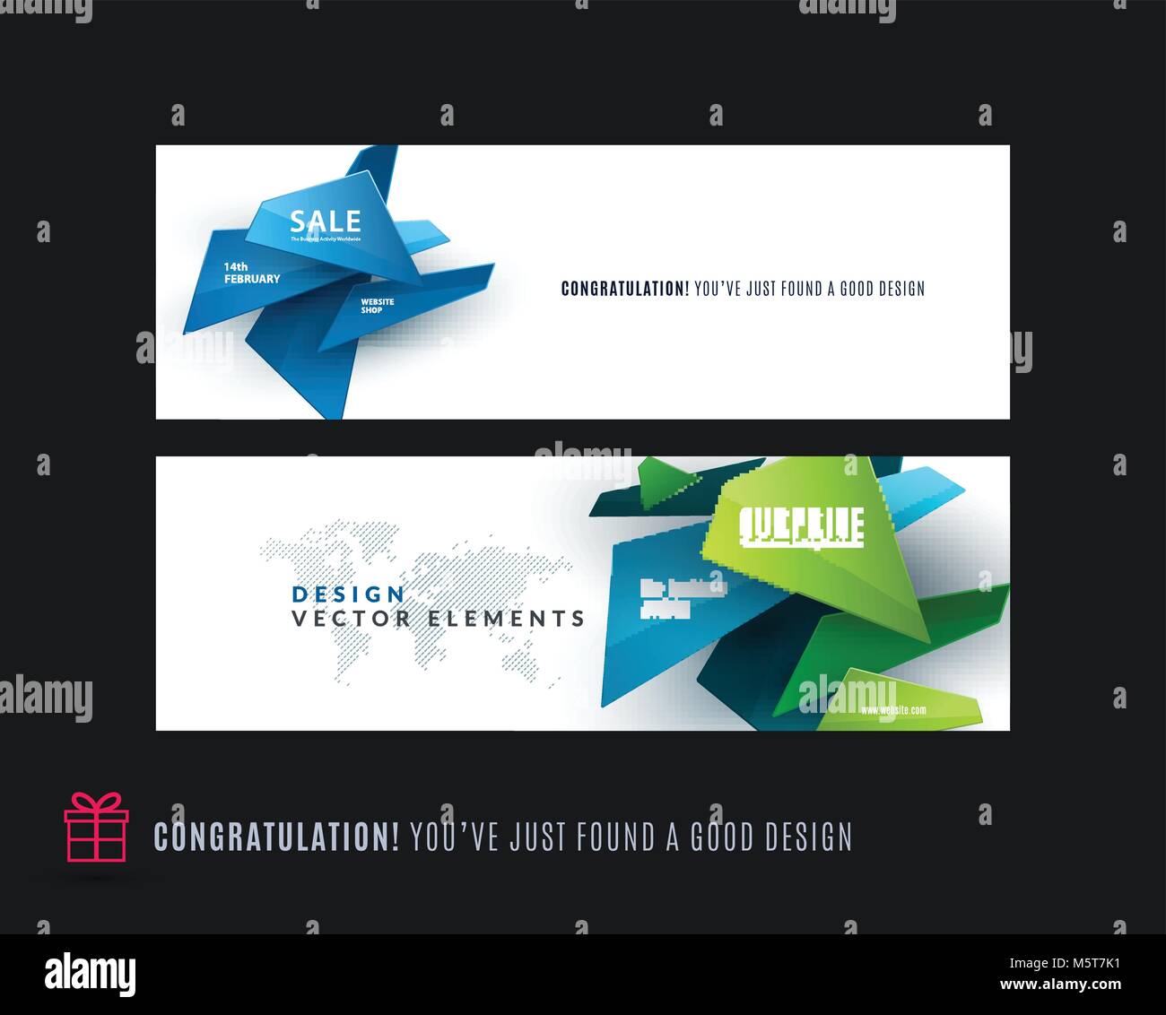 Colourful banners Stock Vector Images - Alamy
