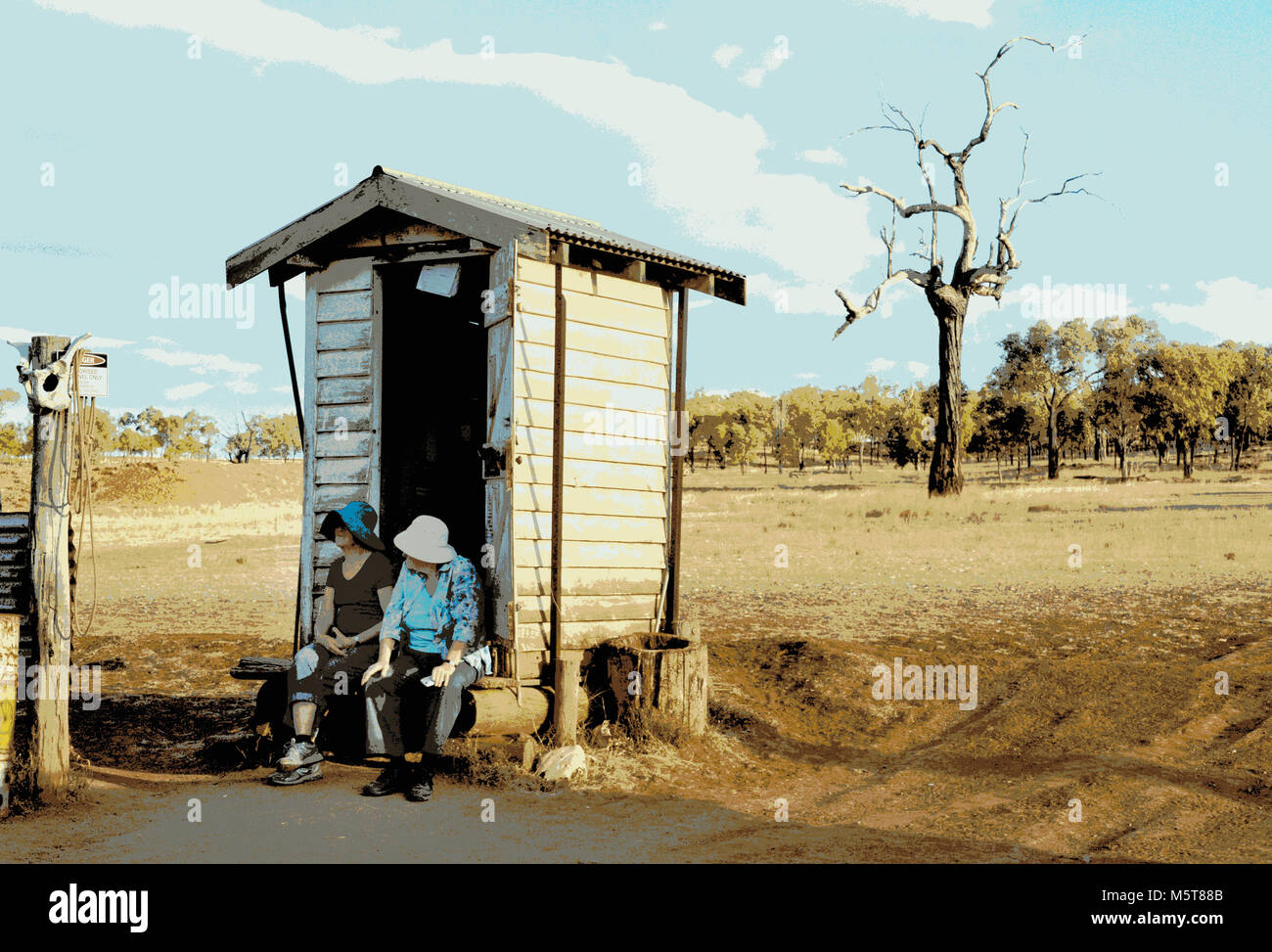 Outback dunny hi-res stock photography and images - Alamy