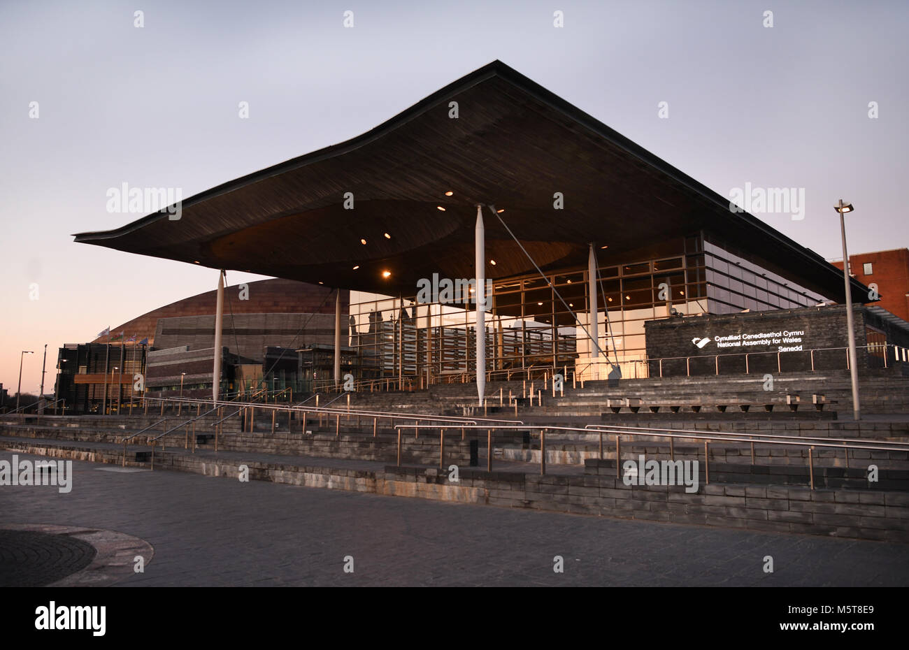 Welsh assembly senedd building hi-res stock photography and images - Alamy