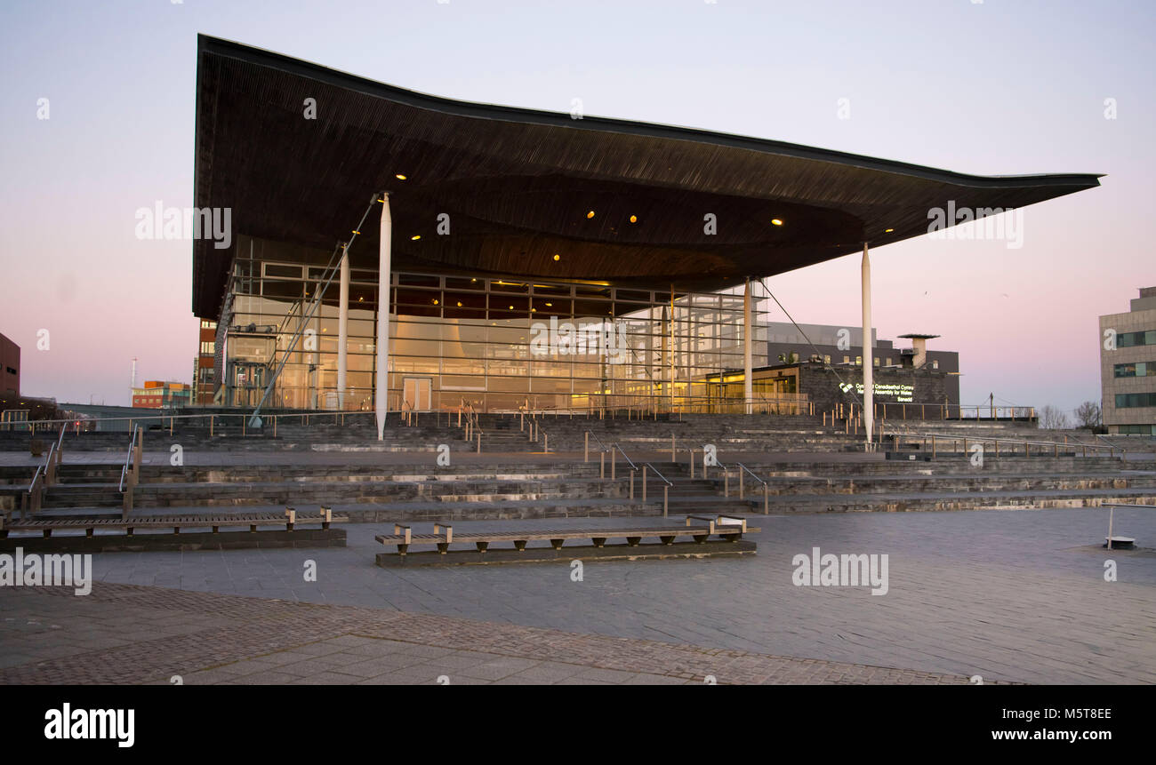 Welsh assembly senedd building hi-res stock photography and images - Alamy