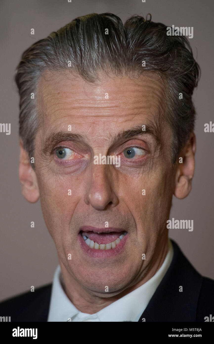 Actor Peter Capaldi, who played the Doctor in BBC TV show Doctor Who ...
