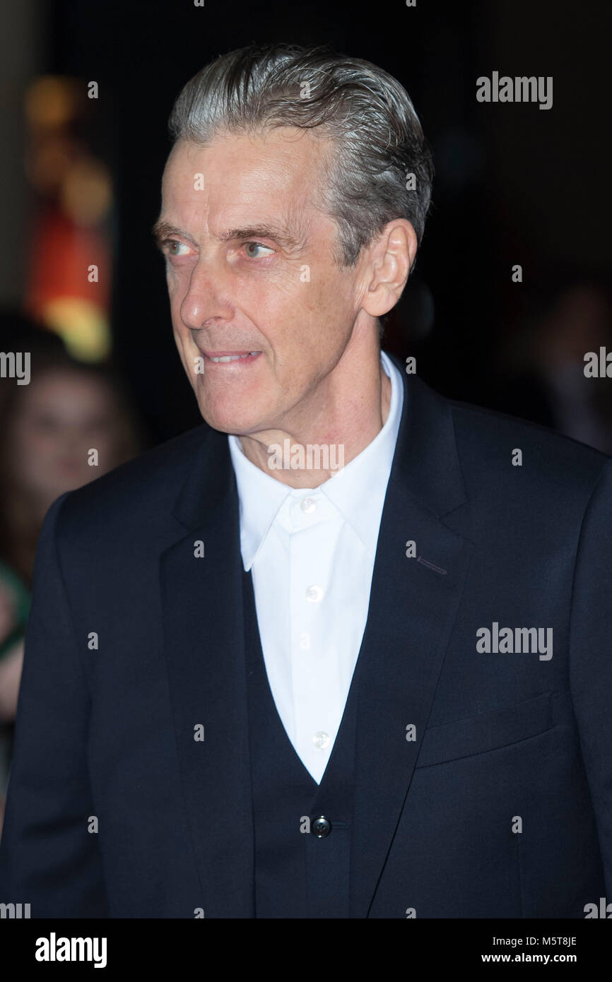 Actor Peter Capaldi, who played the Doctor in BBC TV show Doctor Who ...
