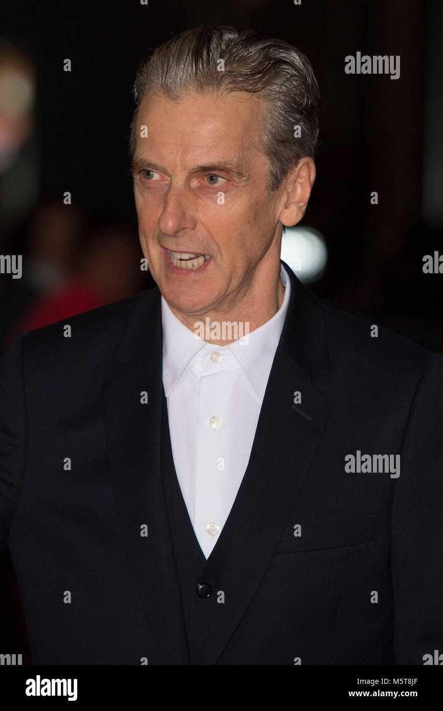 Actor Peter Capaldi, who played the Doctor in BBC TV show Doctor Who ...
