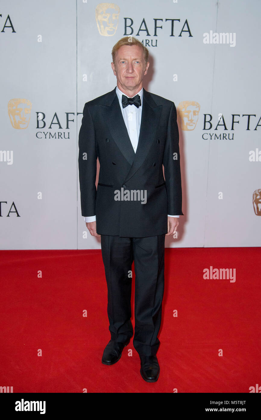 Steffan Rhodri poses for a picture at the 26th British Academy Cymru ...
