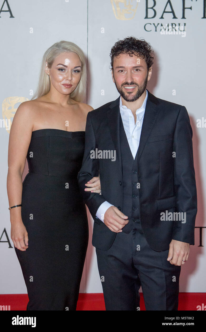 Richard Mylan (right) poses for a picture at the 26th British Academy ...