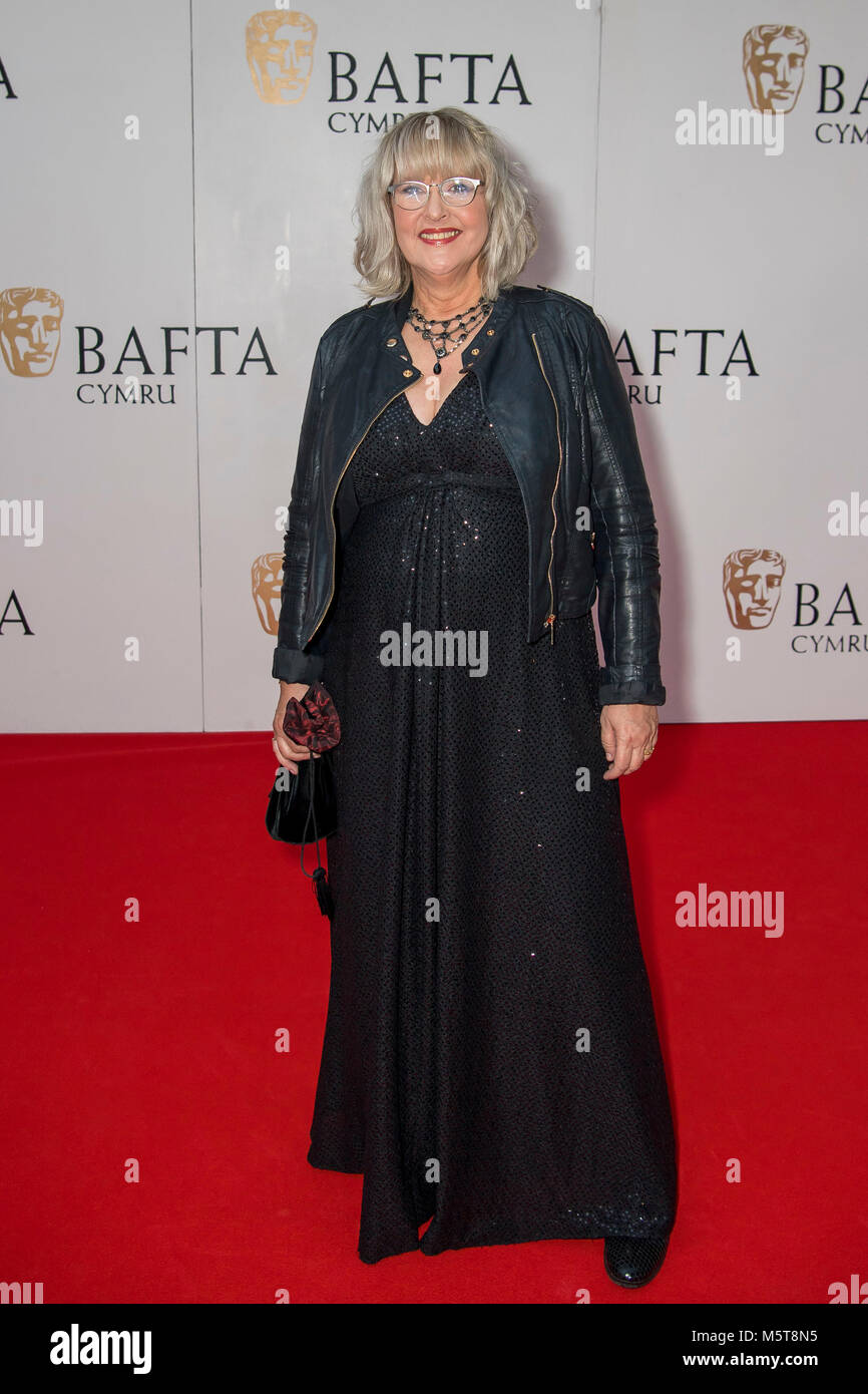 Caryl Parry Jones poses for a picture at the 26th British Academy Cymru ...