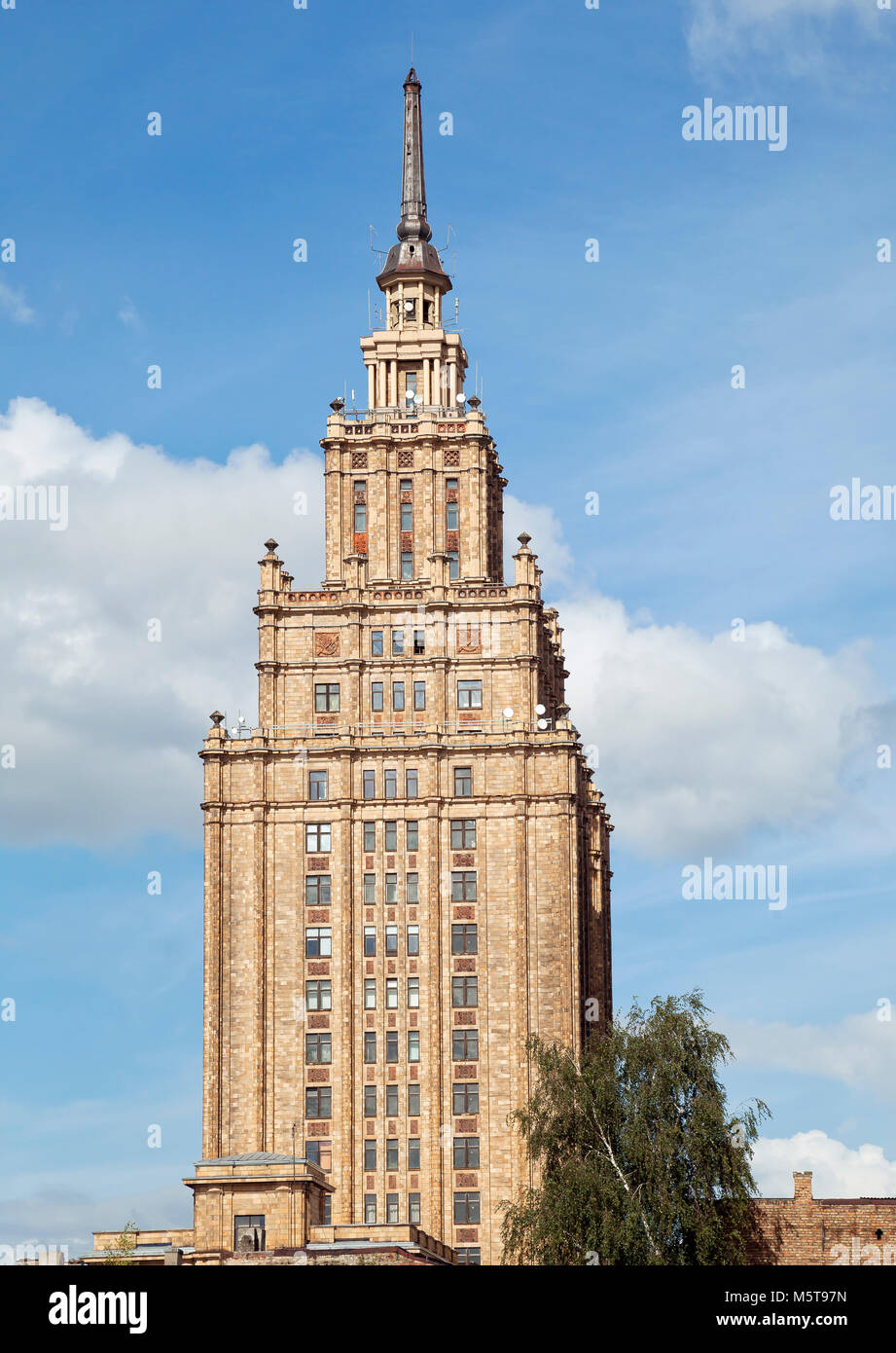 Latvia riga stalin tower hi-res stock photography and images - Alamy
