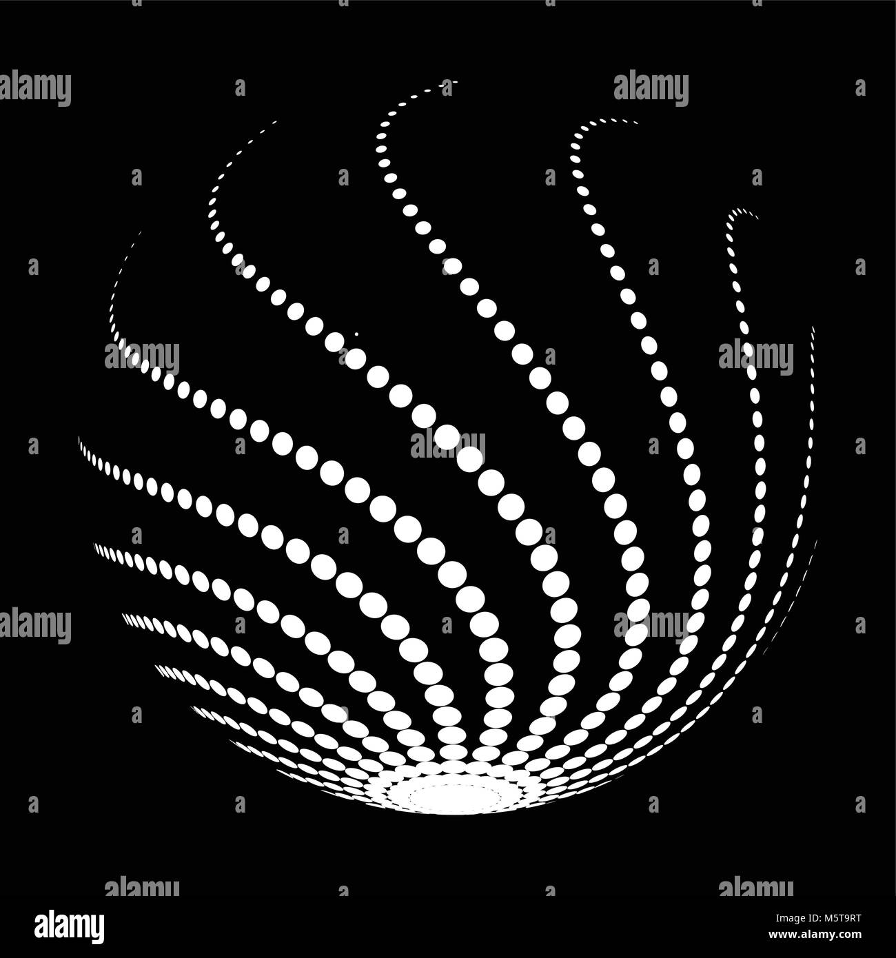 halftone white circle Stock Vector Image & Art - Alamy