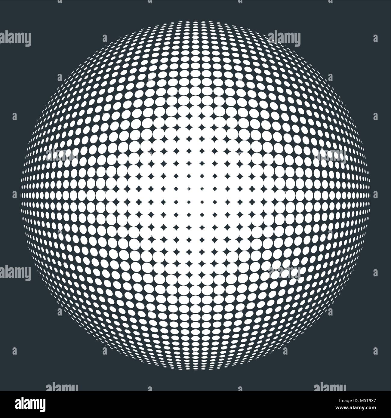 halftone white circle Stock Vector Image & Art - Alamy