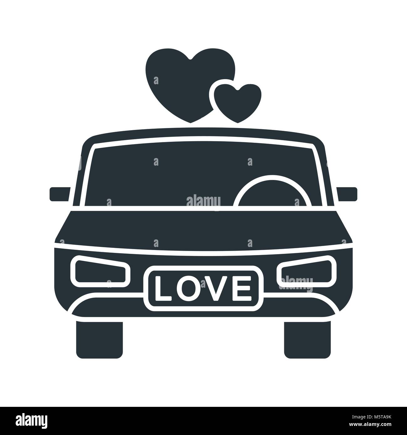 Wedding drive Stock Vector Images - Alamy