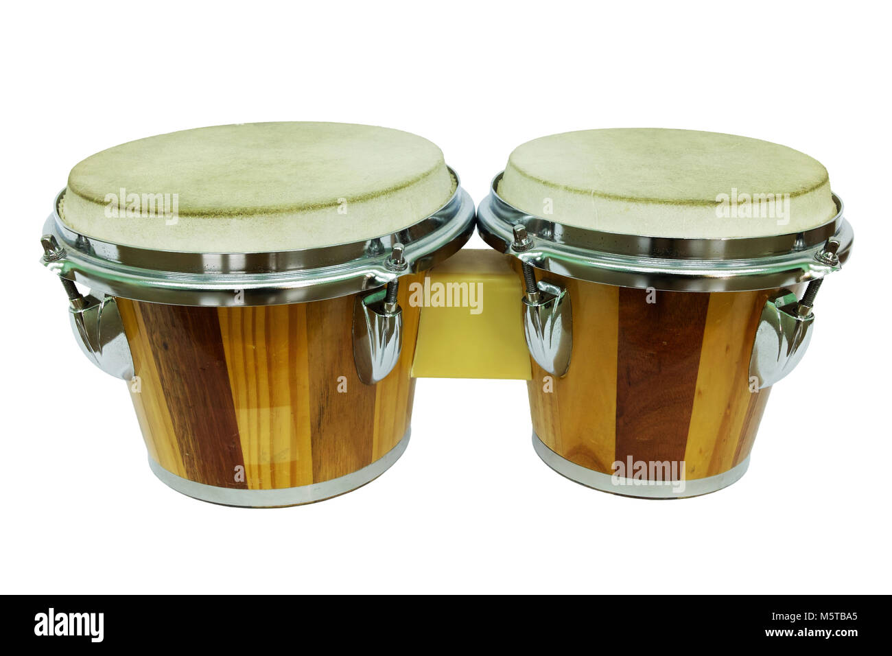 bongos on white background, percussion instruments Stock Photo - Alamy