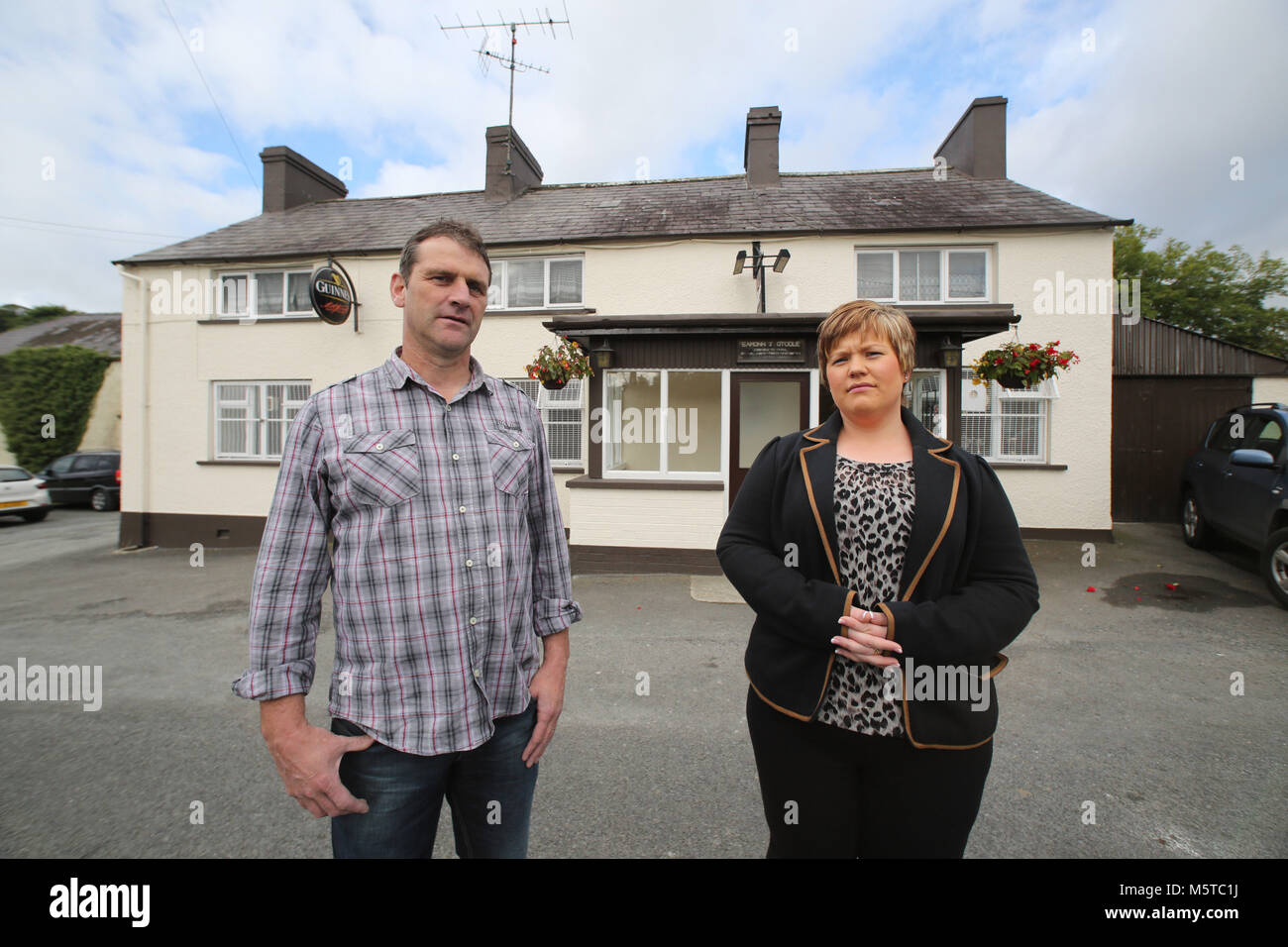Aidan O'Toole a survivor of the 1994 gun attack, and Emma Rogan the ...