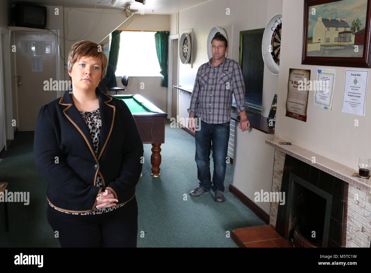 Aidan O'Toole a survivor of the 1994 gun attack, and Emma Rogan the ...