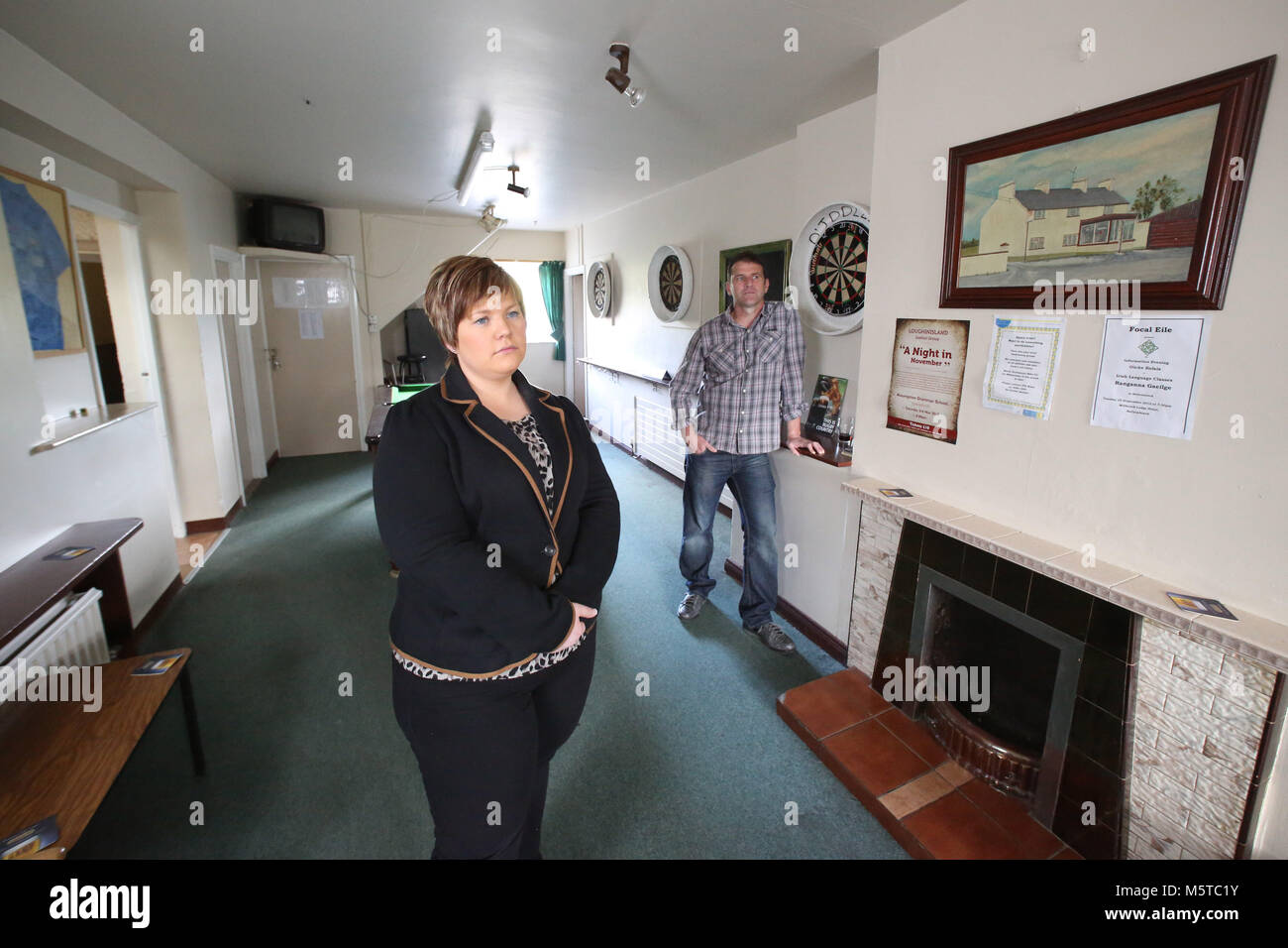 Aidan O'Toole a survivor of the 1994 gun attack, and Emma Rogan the ...