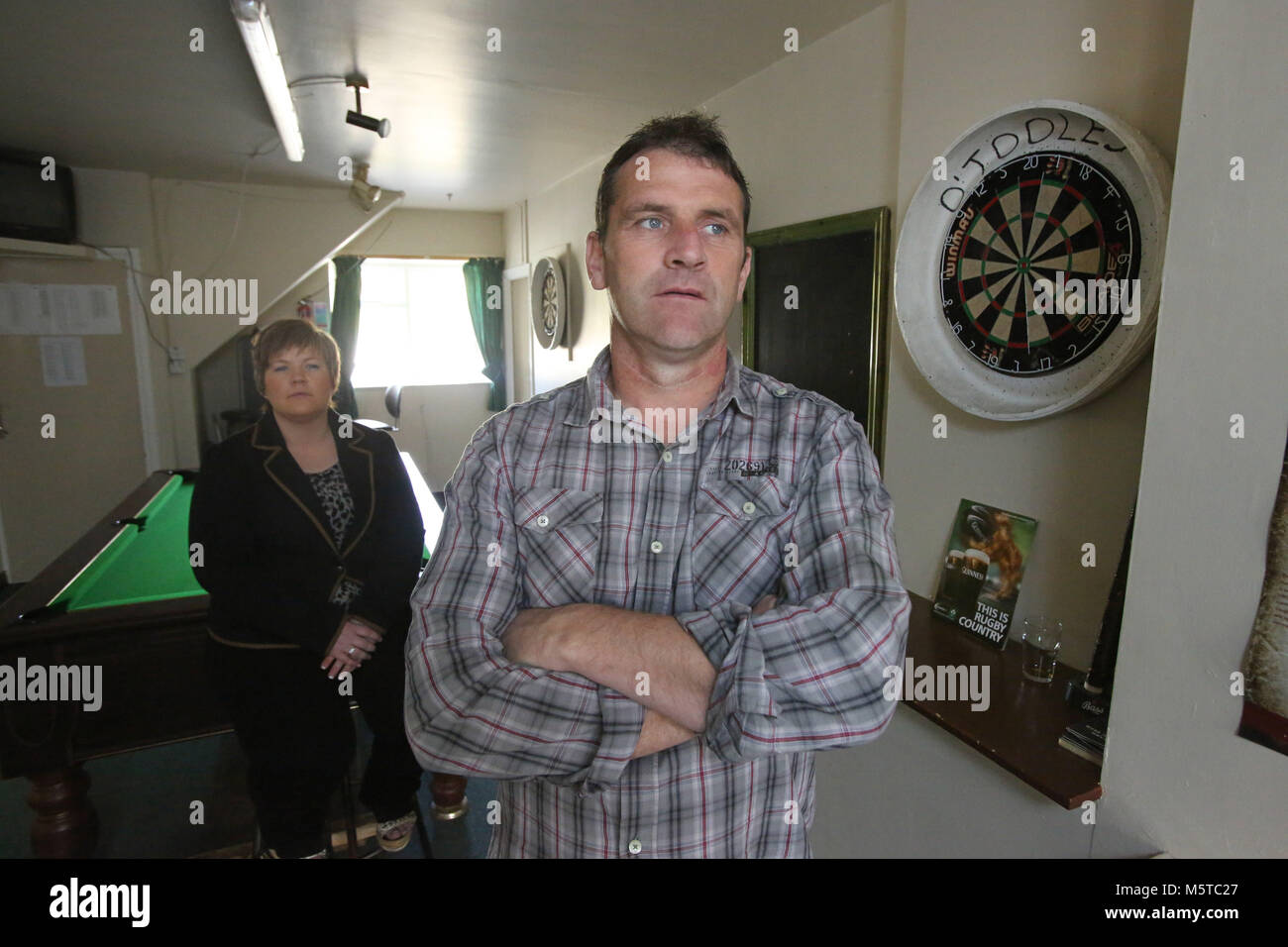 Aidan O'Toole a survivor of the 1994 gun attack, and Emma Rogan the ...