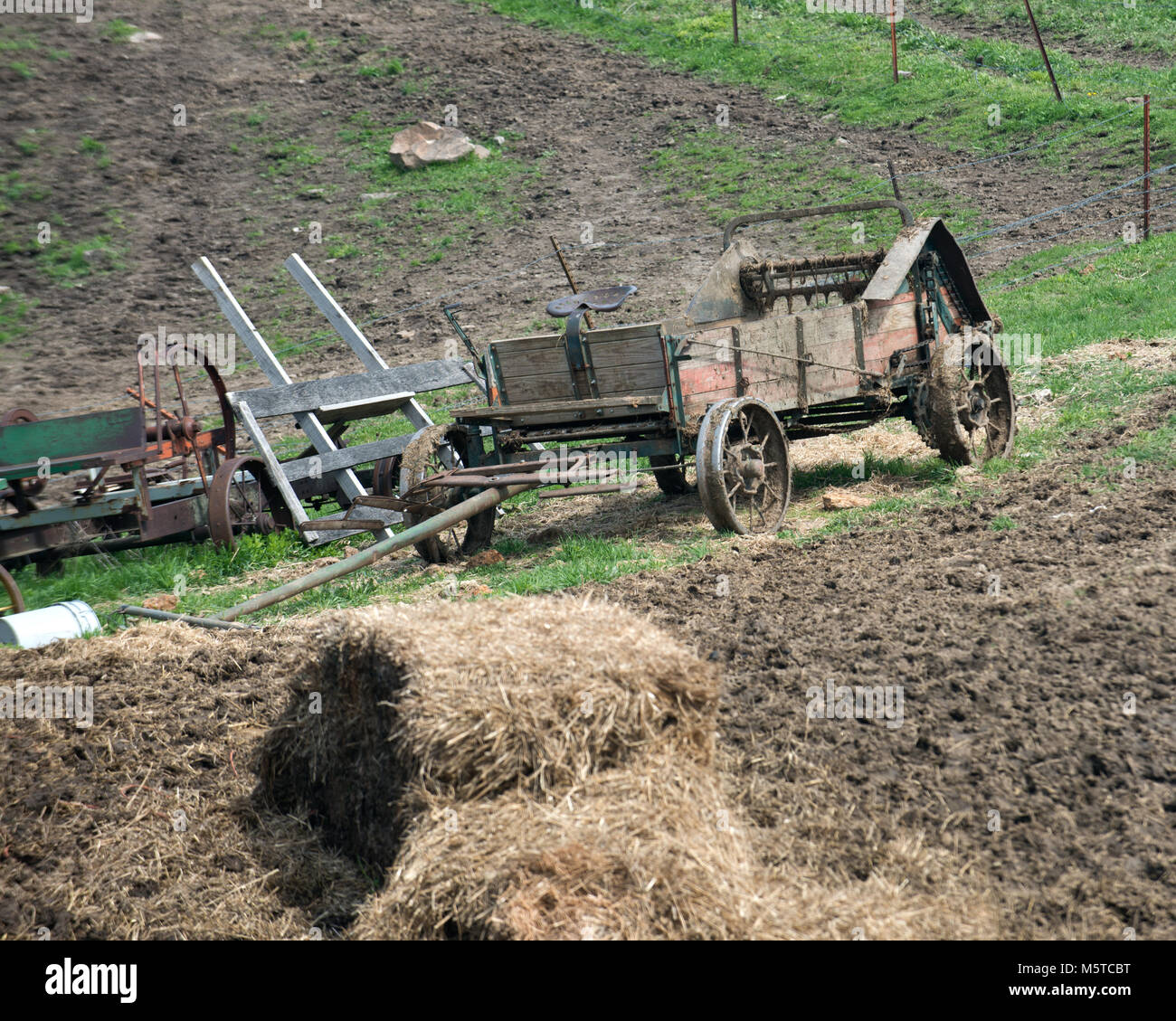 Amish farmer antique farm tool hi-res stock photography and images - Alamy