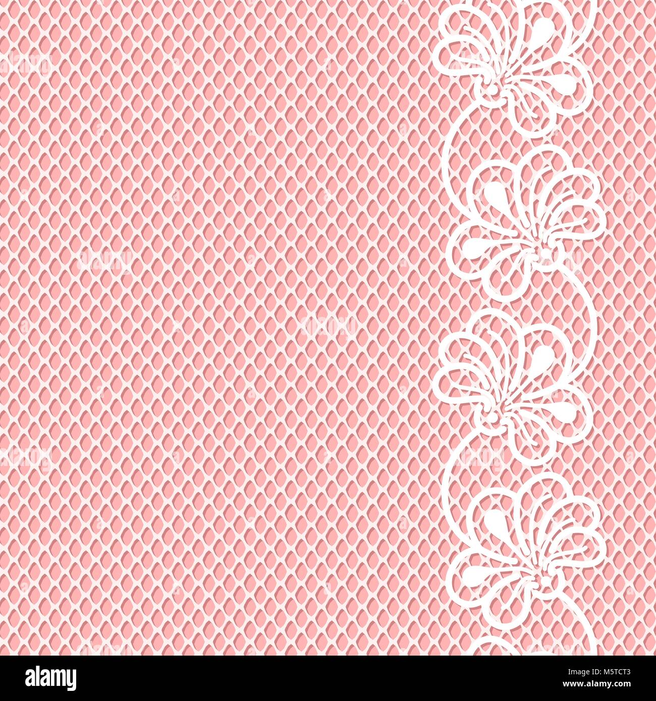Vertical lace border Stock Vector Images - Alamy