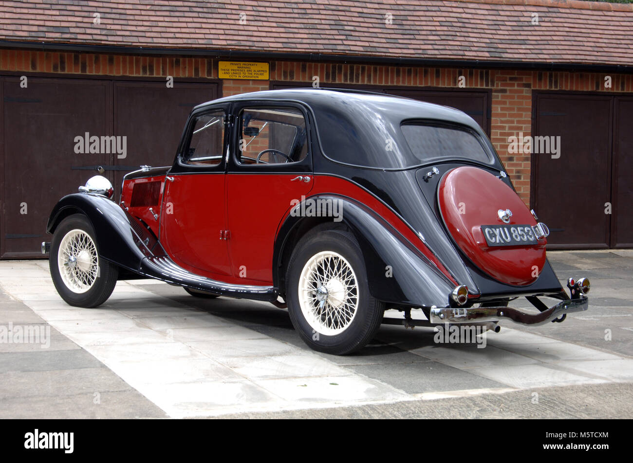 1936 riley merlin pre war british sports car hi-res stock photography ...