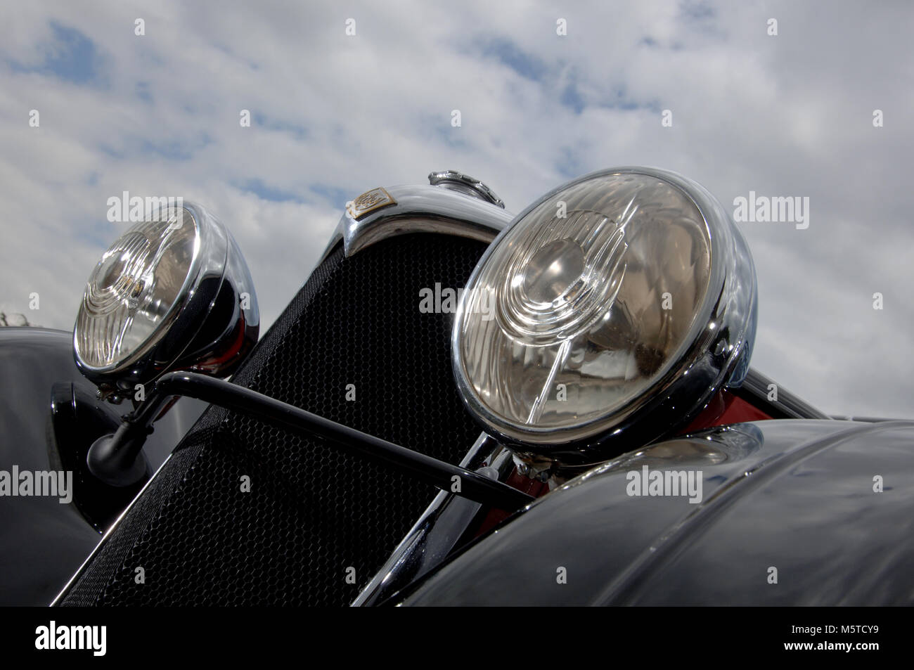 1936 Riley Merlin pre war British sports car Stock Photo - Alamy