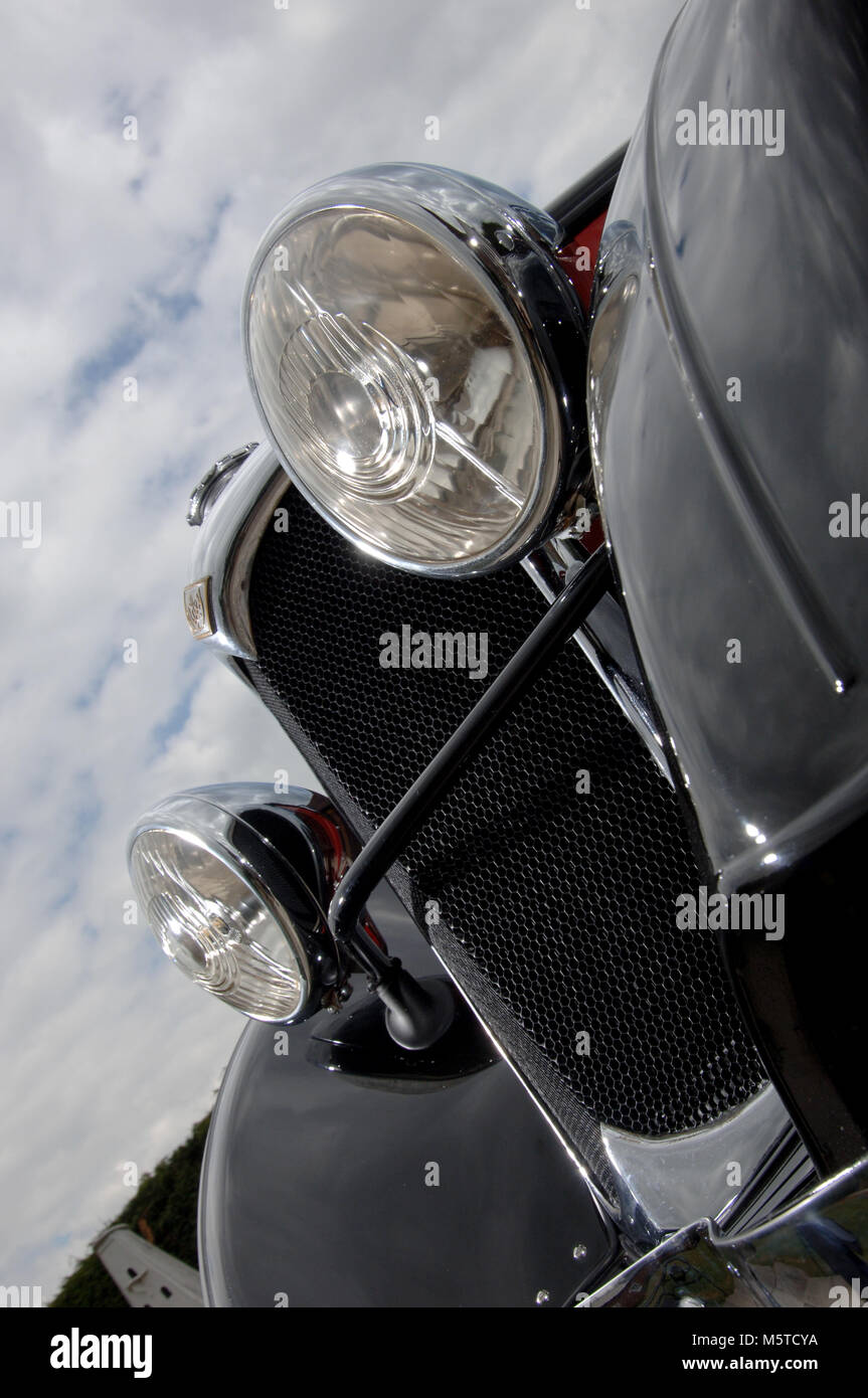 1936 Riley Merlin pre war British sports car Stock Photo - Alamy