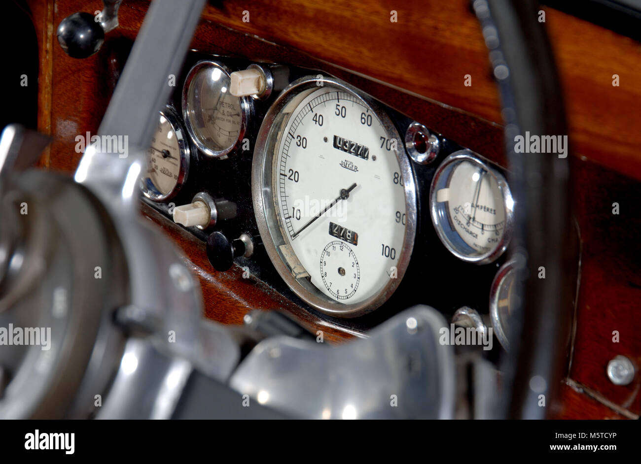 1936 Riley Merlin pre war British sports car Stock Photo - Alamy