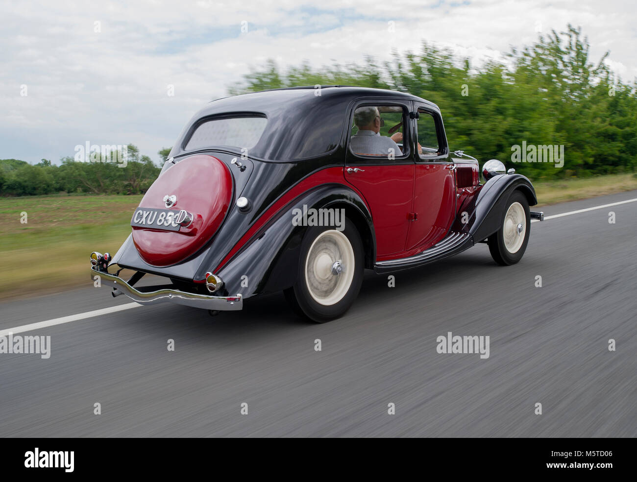 1936 Riley Merlin pre war British sports car Stock Photo - Alamy