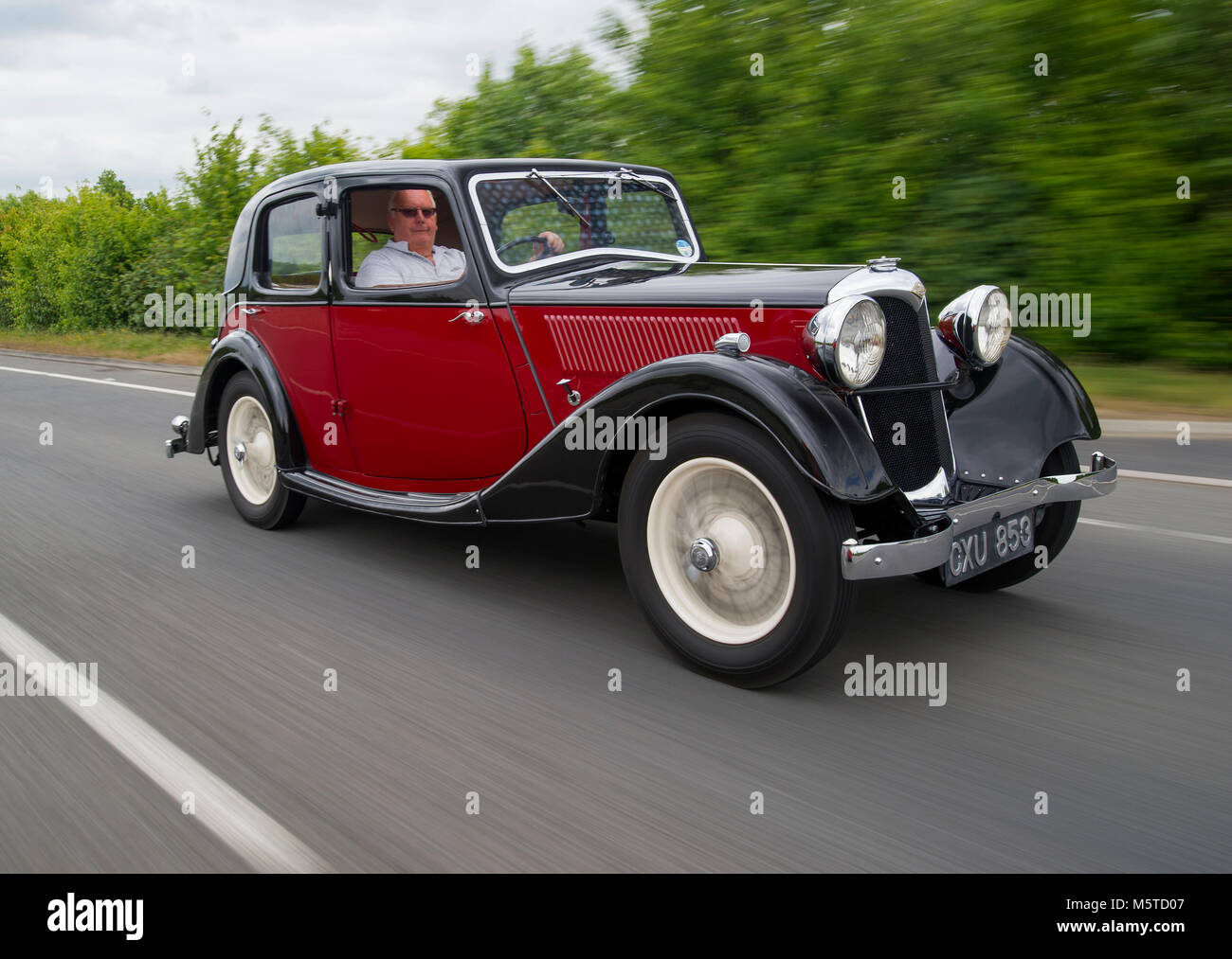 1936 riley merlin pre war british sports car hi-res stock photography ...