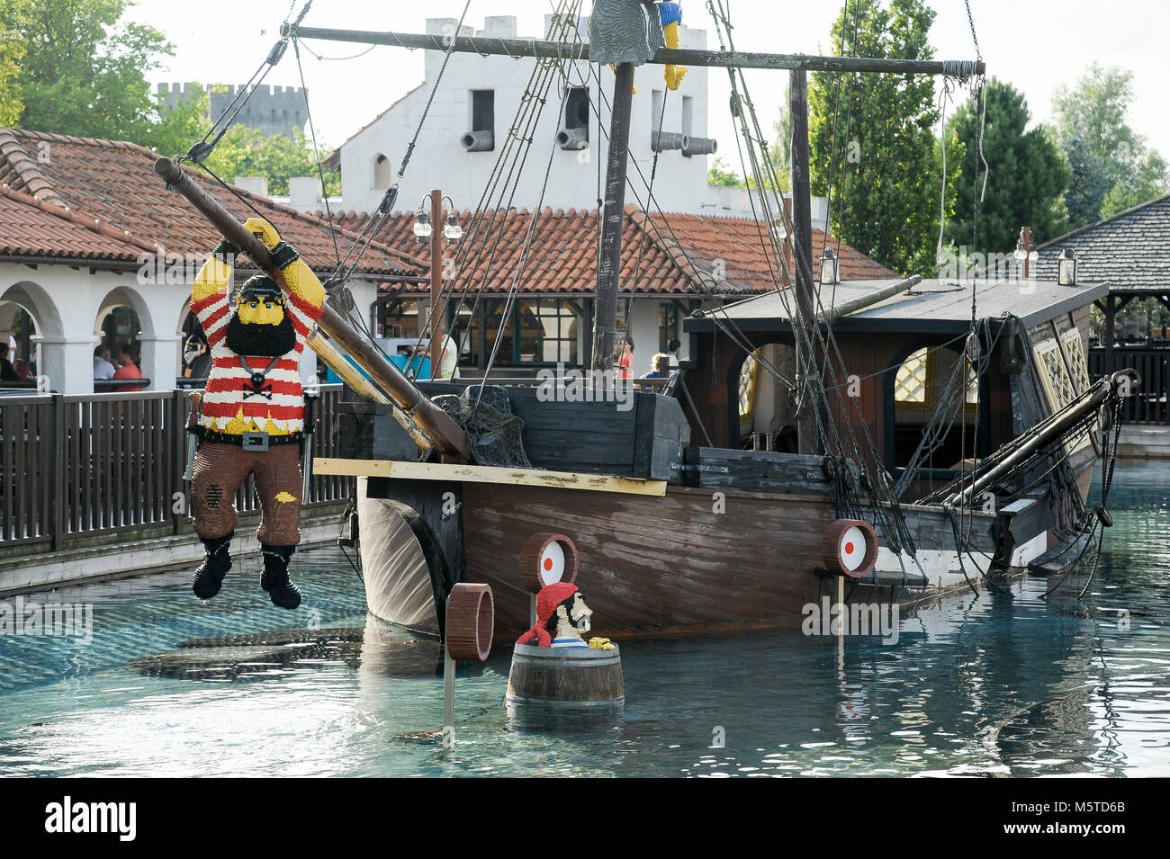 Pirate Land area in Legoland Billund Resort opened 1968 in Billund ...