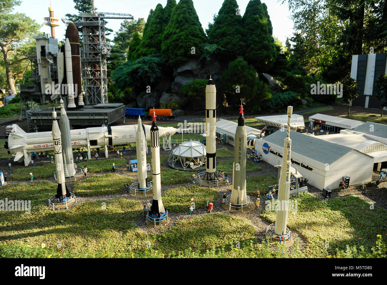 Lego bricks Cape Canaveral NASA Mini Land area in Legoland Billund ...