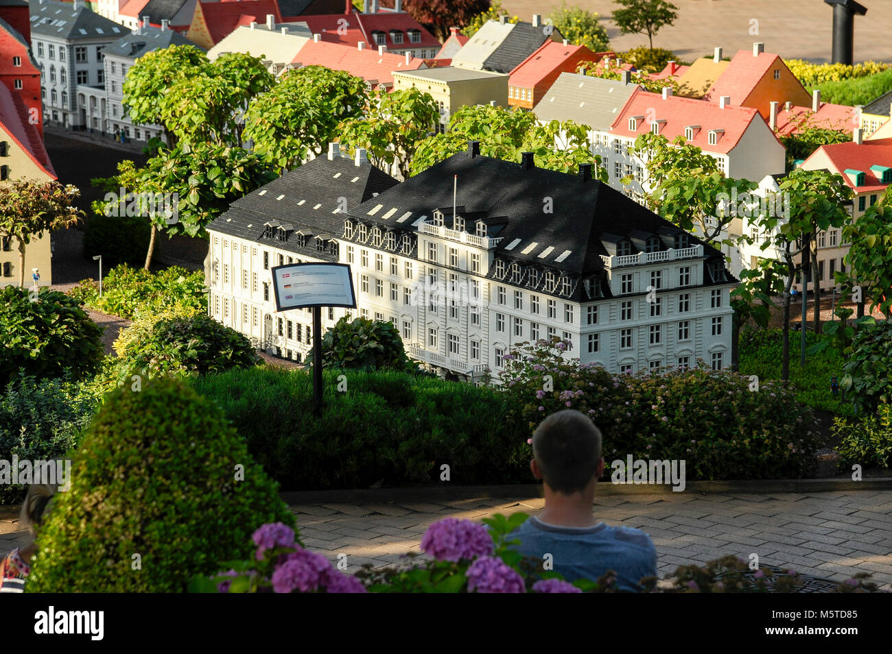Lego bricks famous places in Mini Land area in Legoland Billund Resort ...