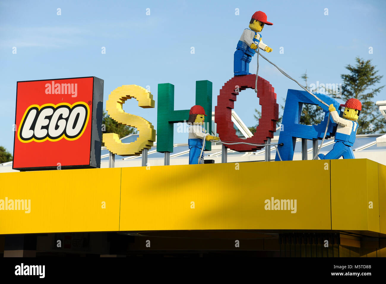 Lego Shop to Legoland Billund Resort opened 1968 in Billund, Denmark ...