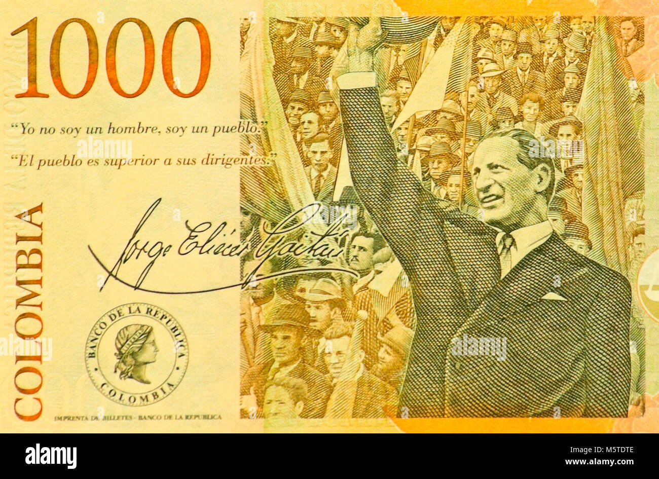 1000 Colombian Pesos banknote (Jorge Eliécer Gaitán) - Exchange yours😺 ...