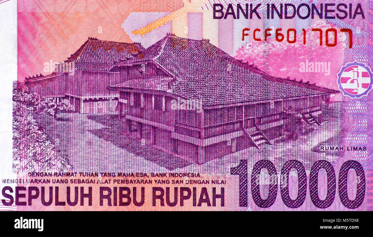 Indonesia Ten Thousand 10,000 Rupiah Bank Note Stock Photo - Alamy