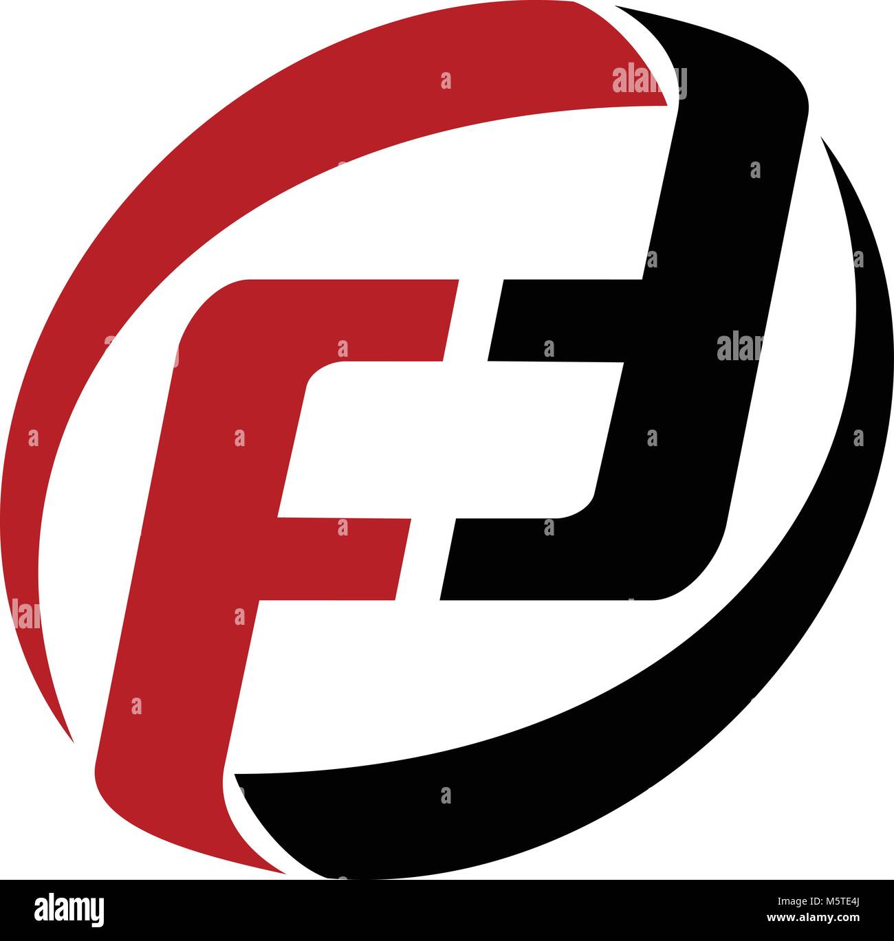 Innovative letter f logo hi-res stock photography and images - Alamy