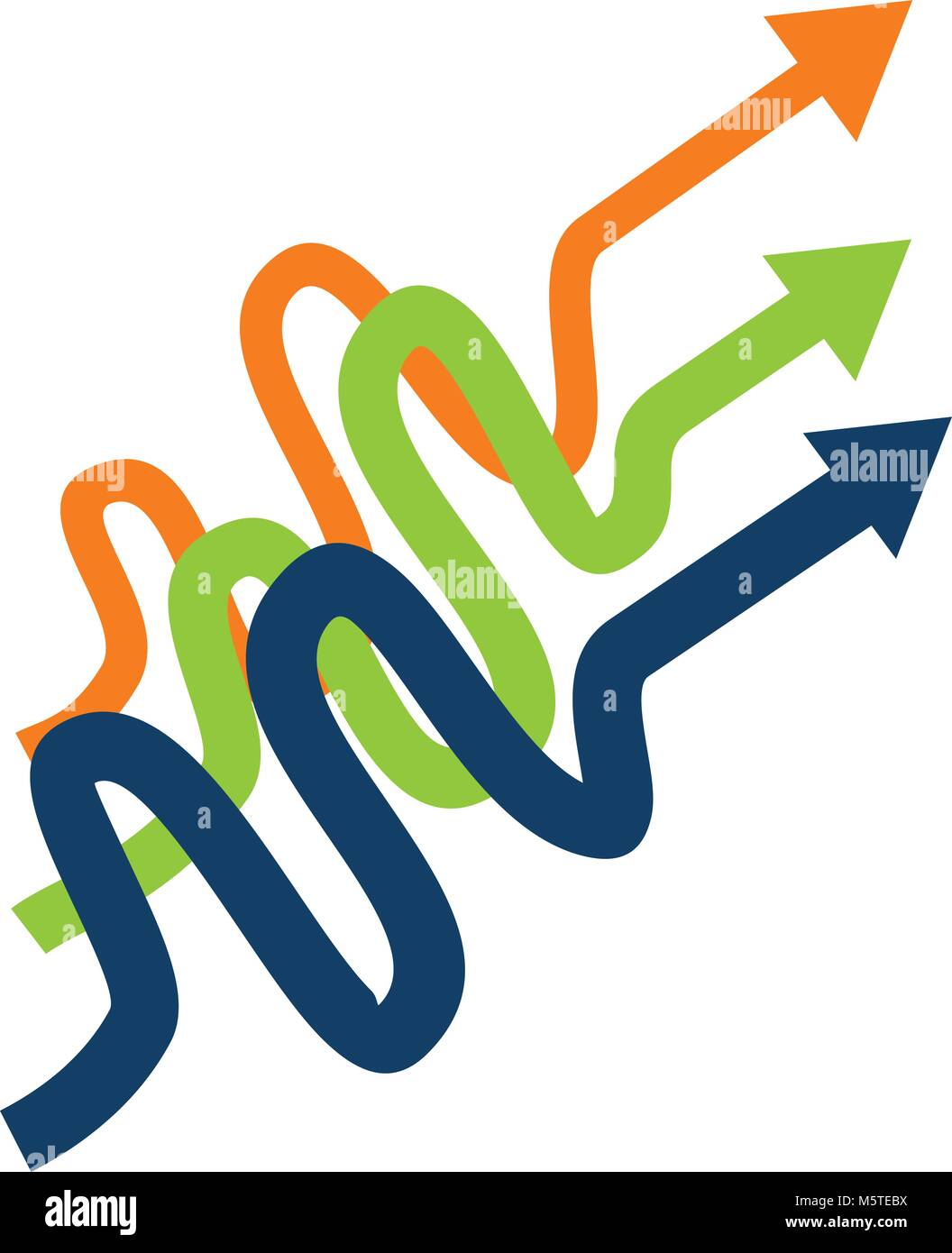 Letter M arrow Business Stock Vector Image & Art - Alamy