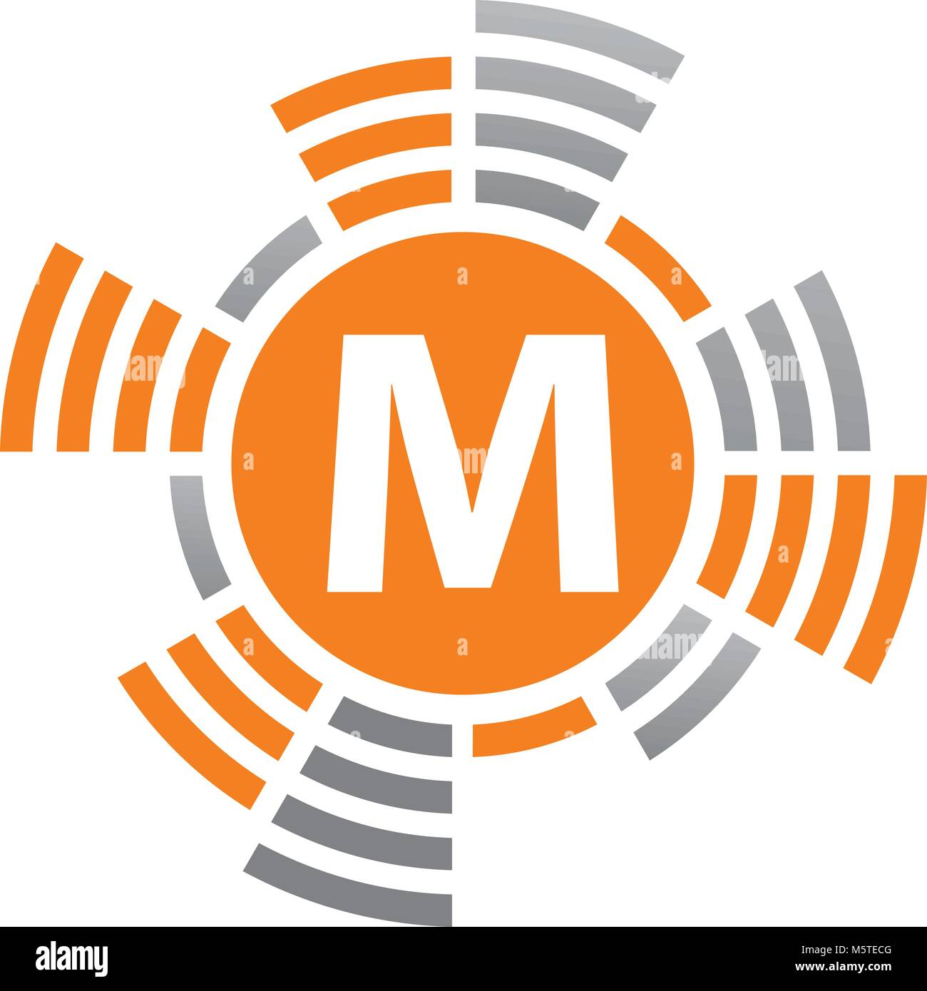 Letter M Sound Service Production Stock Vector Image & Art - Alamy