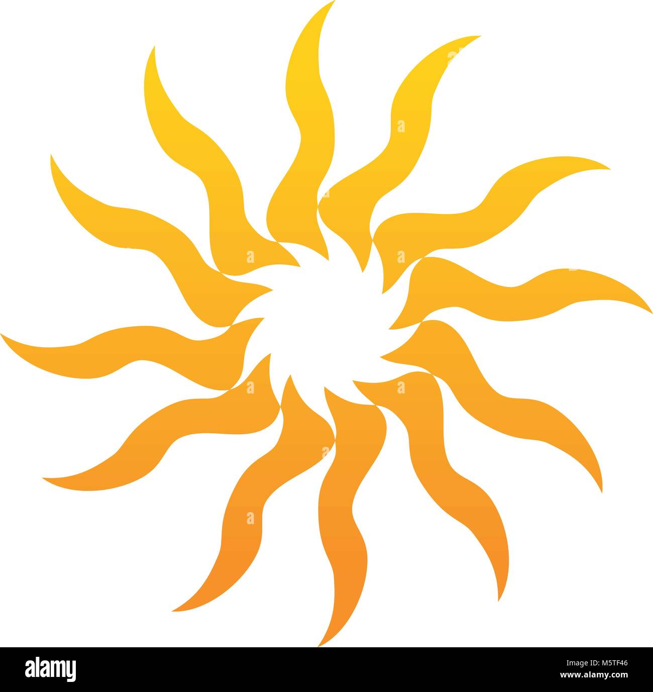 Silhouette dancing sun Stock Vector Images - Alamy