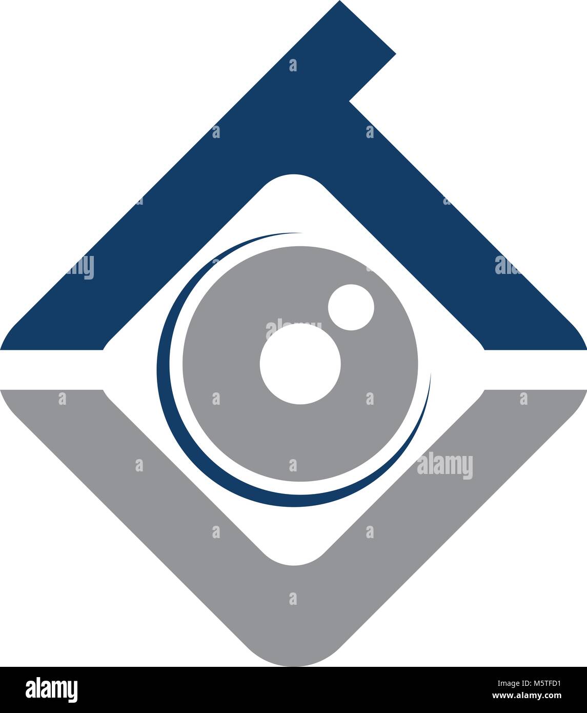V eye logo vector hi-res stock photography and images - Alamy