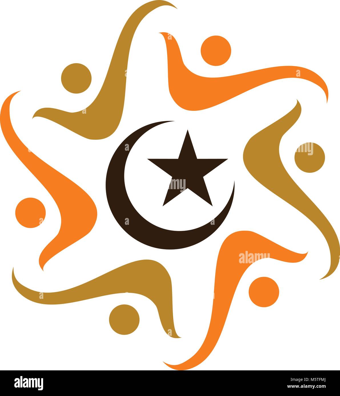 Muslim community icon Stock Vector Images - Alamy