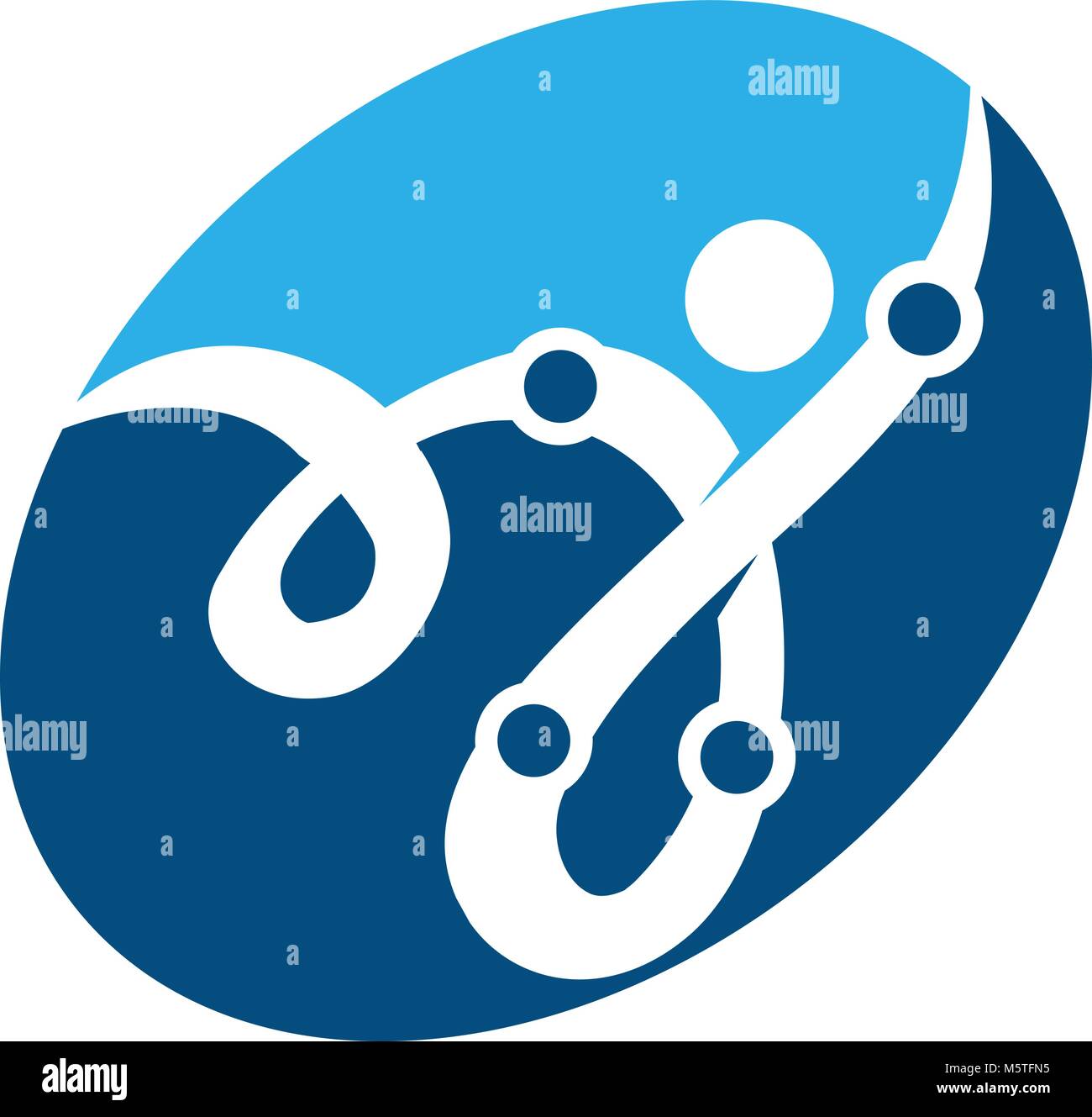 Orthopedics Motion Logo Design Template Vector Stock Vector Image & Art ...