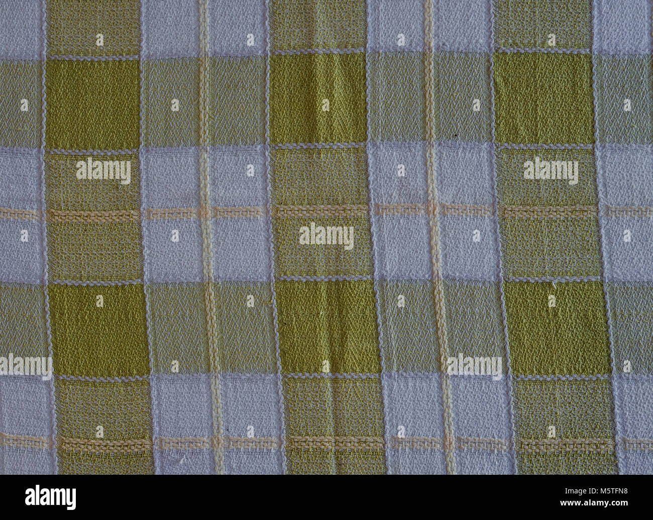 Background of yellow checkered tablecloth of a picnic. Relaxing and ...