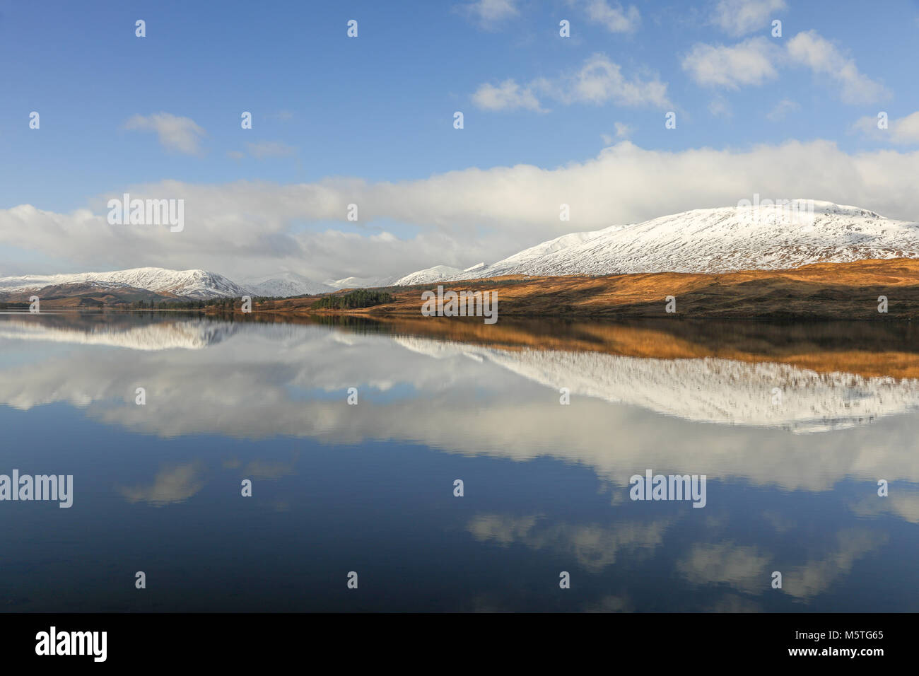 Scottish winter scenes in the Glencoe national park, Scottish highlands ...