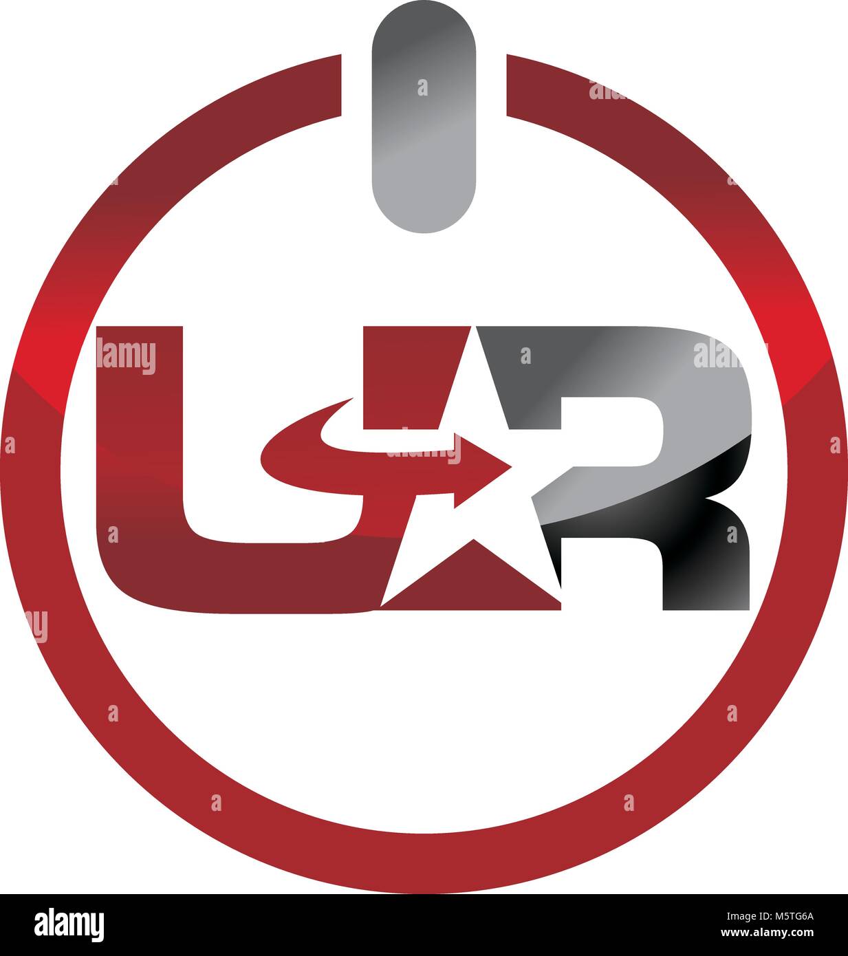 Letter UR Star Gear Stock Vector Image & Art - Alamy