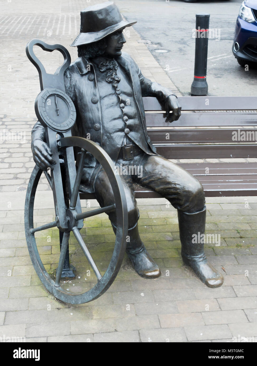 Blind jack statue knaresborough hi-res stock photography and images - Alamy