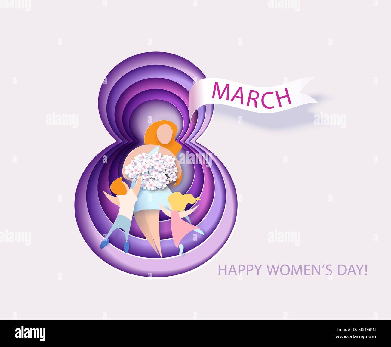 Beautiful modern paper cut hi-res stock photography and images - Alamy